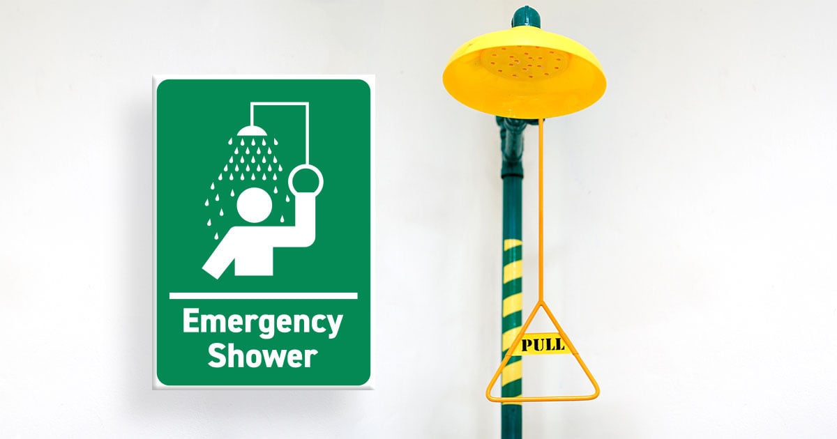 Safety Meeting: Emergency Showers - Safe At Work California