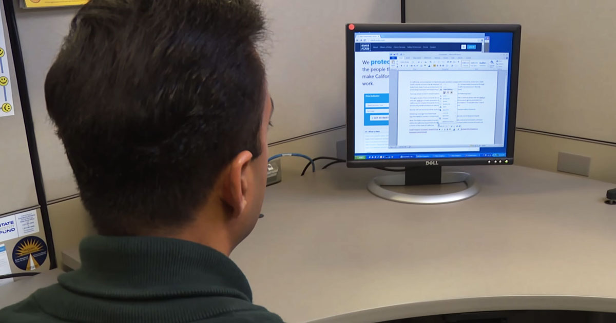 Office Ergonomics: Monitor Placement Video - Safe At Work California