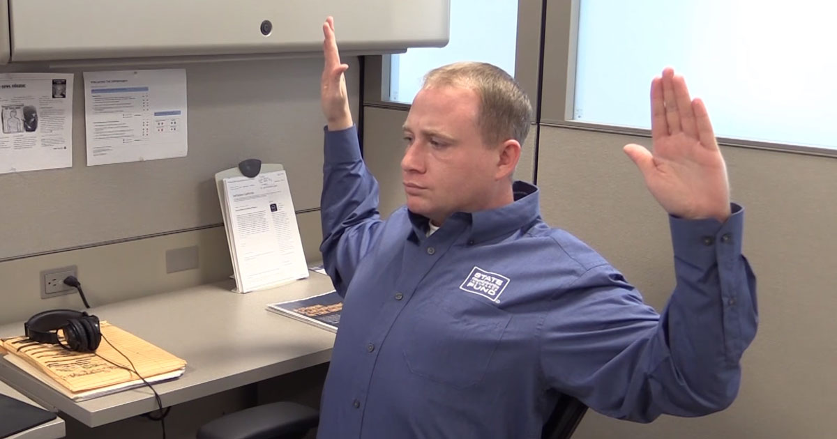 Office Ergonomics: Stretches for Office Workers Video - Safe At Work ...