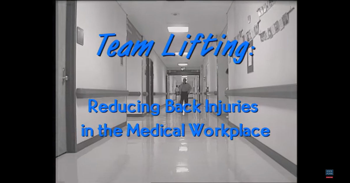 Team Lifting - Safe At Work California